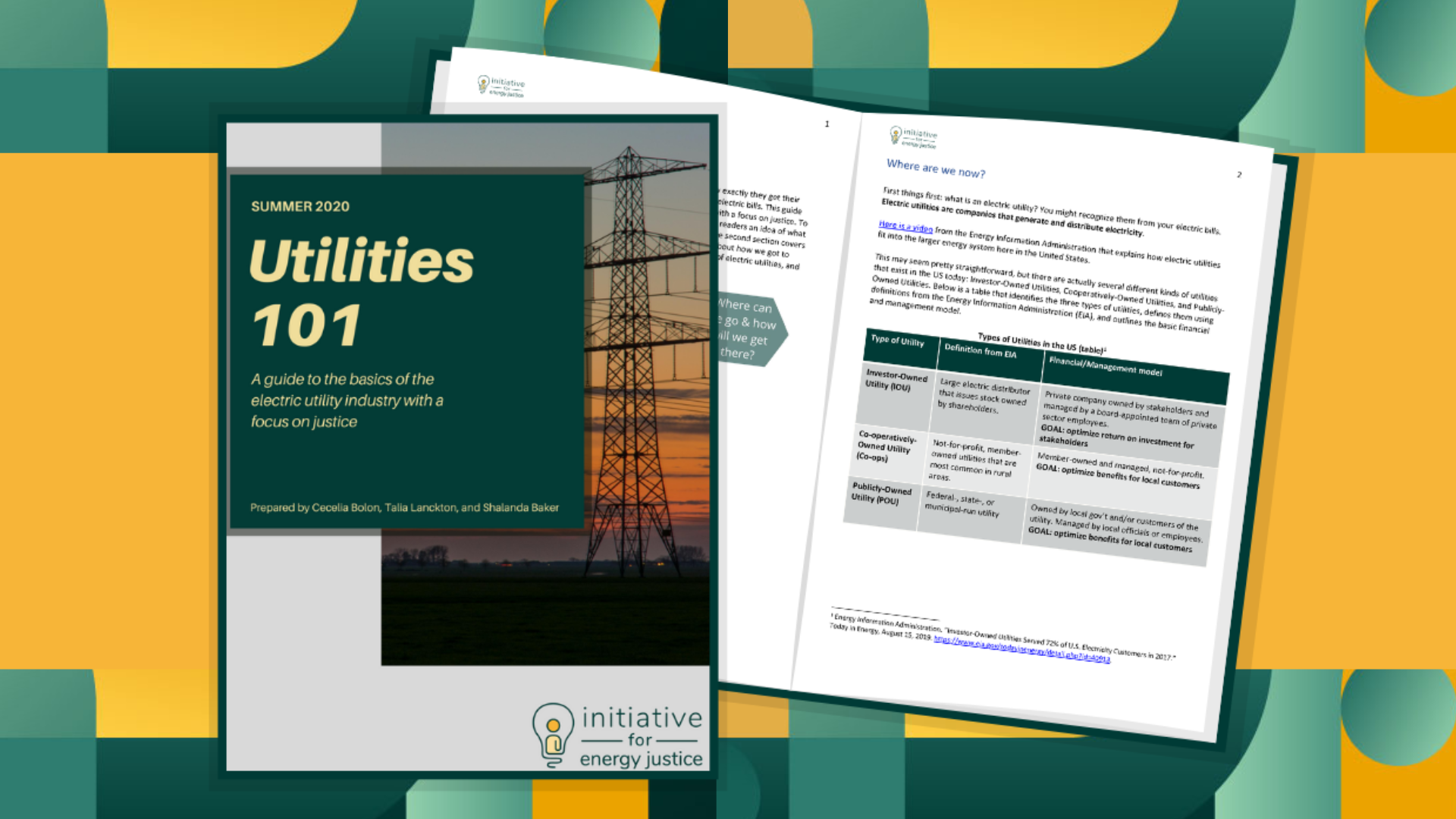 Utilities 101: Guide, Video, and Slide Deck - Initiative for Energy Justice